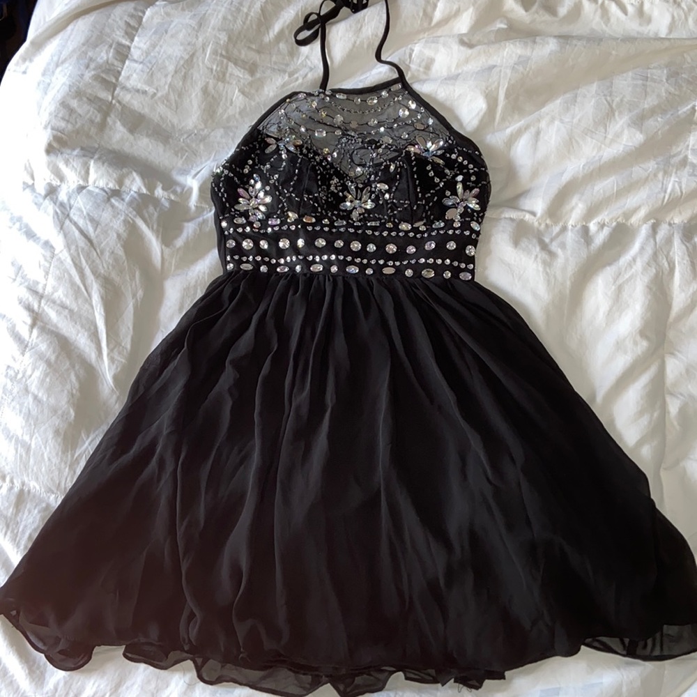 Windsor Black Prom/Formal Dress | 3/4 - Gem